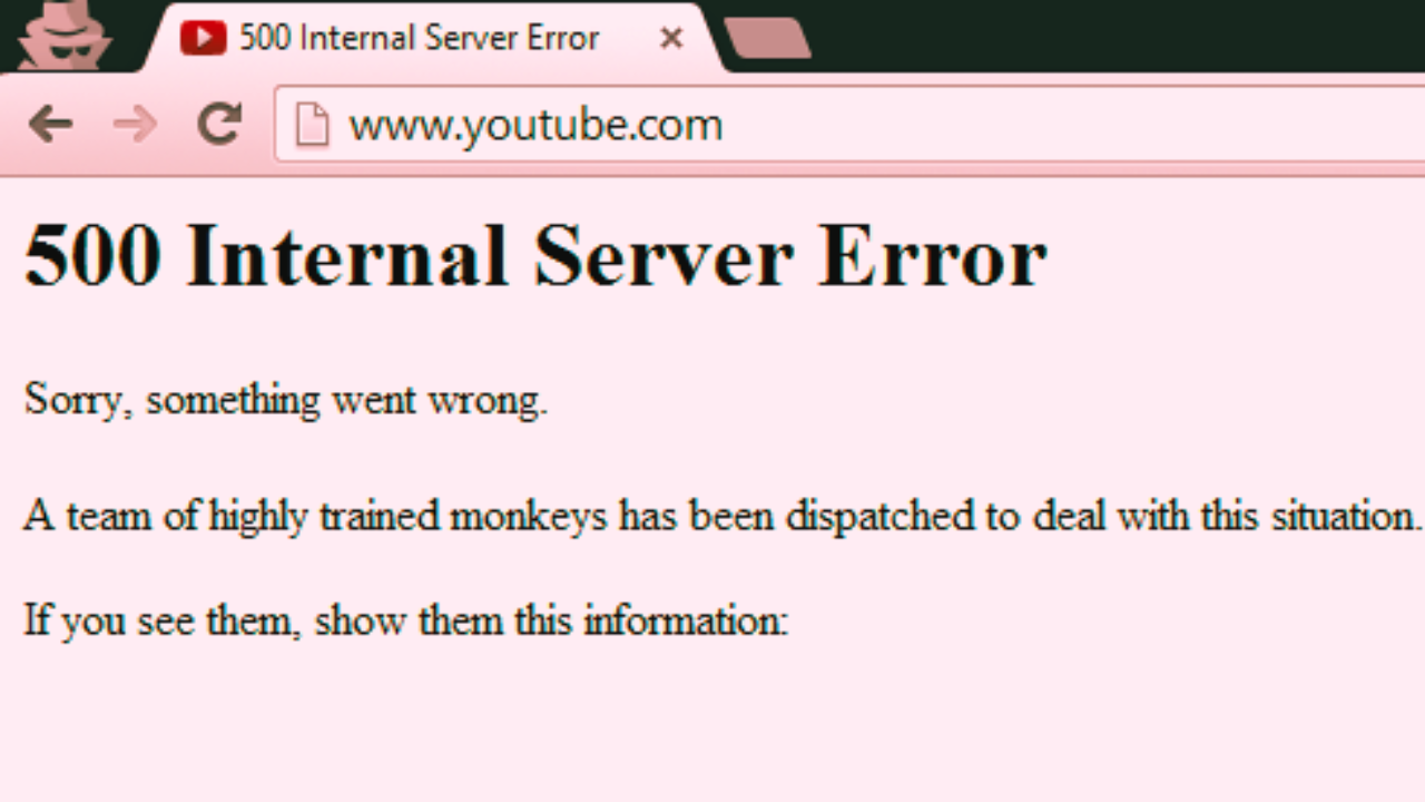 YouTube 500 Internal Server Error – Simple and Easy Fixes - Rav.ai